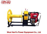 China BJJM5C Wire Rope Pulling Winch 50kN 5m/min Diesel Transmission Line Stringing Equipment for sale