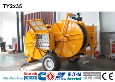 China Hydraulische Spannungsgeräte mit einer Breite von 2x35 kN für die Stringung von Oberleitungen zu verkaufen