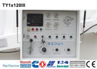 China Transmission Line Stringing Equipment 1x120kN Pulling Type Cable Tensioner 1500mm Bullwheel for sale
