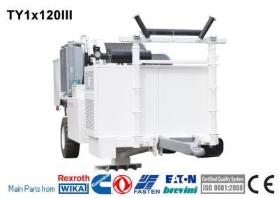 China 1x120KN Kabelspannmaschine Elektrische Hydraulikkabelverlegungspannmaschine zu verkaufen