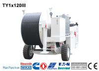 China Transmission Line Stringing Equipment Automatic Electrical Conductor Tensioner 120kN 5km/h for sale