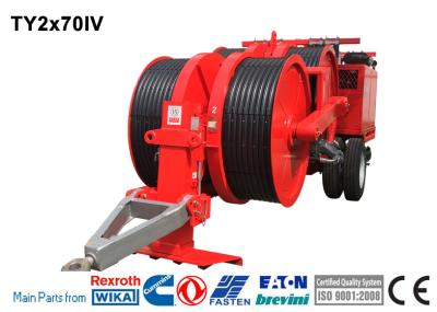 China 2x70KN Transmission Line Stringing Equipment Hydraulic Electric Cable Tensioner zu verkaufen