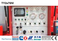 China Hydraulic Cable Tensioner Machine 2x70kN Conductor Stringing Equipment for 630mm2 Four-Bundle Conductor for sale