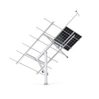 China 6Kw Automatic Solar Tracking System 12 Panels Dual Axis Tracker for sale