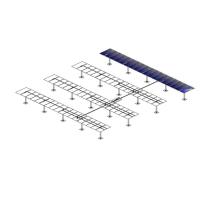 China 6Kw Automatic Solar Tracking System 12 Panels Dual Axis Tracker for sale