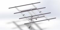 China 3Kw Dual Axis Smart Solar Tracker 2 Axis Solar Tracker Ground Mount for sale