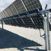 China 40 Panels Single Axis Solar Tracker 40P Single Axis Solar Tracking System for sale