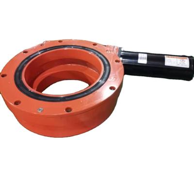 China Dual Axis Slew Drive SE14 3388Nm Heavy Duty 42crmo Slewing Ring Bearing for sale