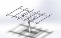 China Jimmy 6KW Two-Axis Waterproof Smart Solar Tracking System Dual Axis Ground Mount Solar Panel Tracker for sale