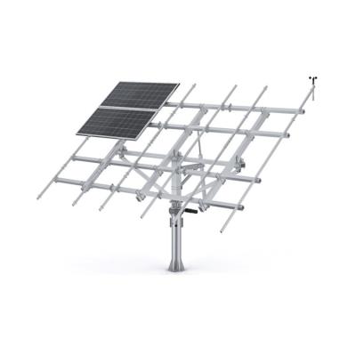 China 5kw Waterproof Metal Material Solar Tracking System Two Axis Solar Tracker Ground Mount Solar Kit Tracking Systems for sale