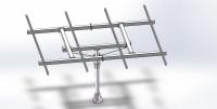 China 6 Panels 3kw Dual Axis tracker Solar Tracking System Sun tracker 2 Axis Solar Tracking System for sale