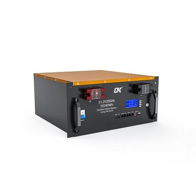 China Lifepo4 Battery Module 51.2V 100Ah 10.24Kwh Rack Mounted Power Solar Energy System Home Energy for sale