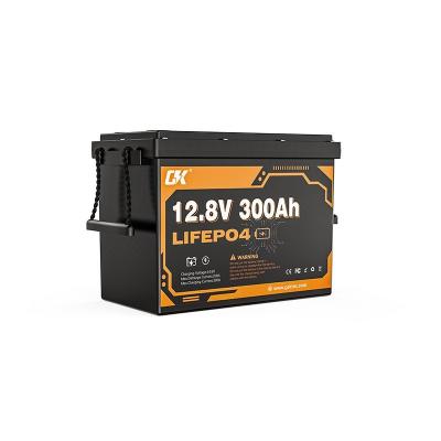 China 12.8V 300h Lifepo4 Rechargeable Li-ion Energy Storage Battery LFP 12V 300Ah Deep Cycle Lithium Battery Pack for sale