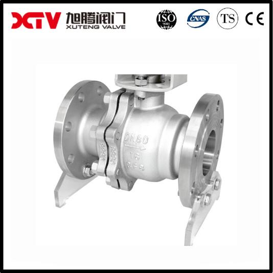 Carbon Steel High Platform Flanged Floating Ball Valve (GB PN16)