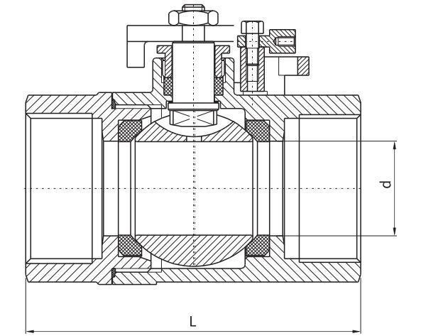 Xtv Automatic Return Stainless Steel Ball Valve for Piping 1 Inch