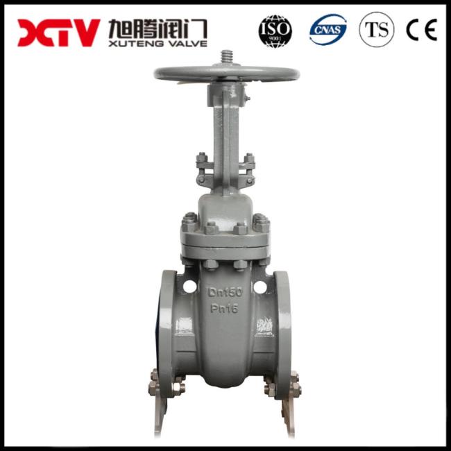 Pn10 Pn16 Gate Valve Flanged Type Resilient Sealing Gate Valve with EPDM Seat Handlewheel Operation