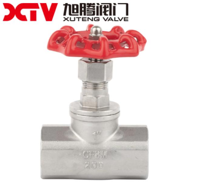 1500wog NPT End Globe Valve SS304 Globe Valve for Pump System