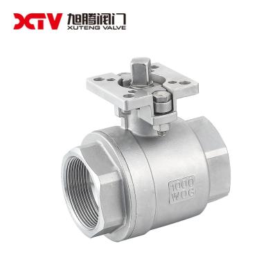 China Industrial Threaded Floating Ball Valve Model with CE/Coc/ISO/API607 Certification for sale