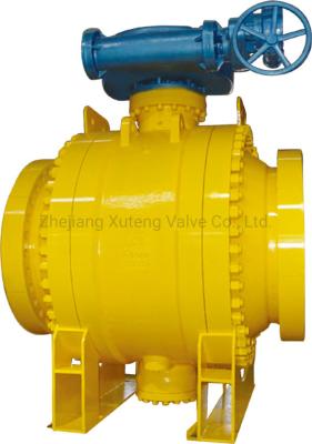 China Flange Connection Q347H 150LB-2500LB Trunnion Mounted Ball Valve for Power Generation for sale