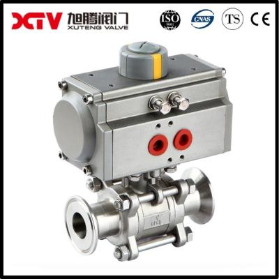 China 3-PC Screwed Ball Valves with Pneumatic/Electric Actuator Easy to Maintain and Repair for sale