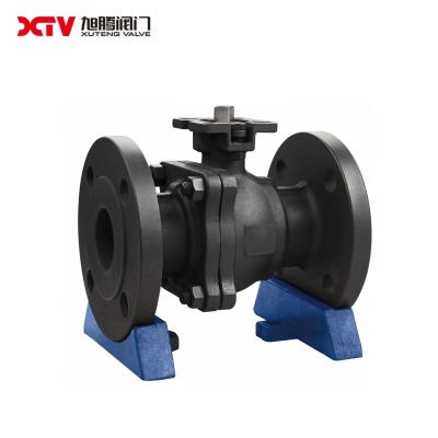 China ANSI CLASS 150-900 Straight Through Type Flange End Ball Valves with High Mount Pad for sale