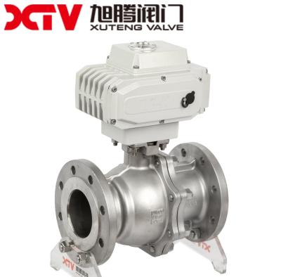 China Stainless Steel Flanged Floating Ball Valve with High Platform 30 Days Return refunds for sale