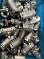 China Xtv Coc / ISO/CE Full Bore 1500wog BSPT Spring Return Handle 2PC Ball Valve Solution for sale