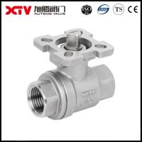 China Normal Temperature Xtv 2PC Stainless Steel Ball Valve with Internal and External Thread for sale