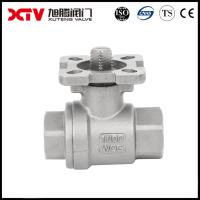 China Normal Temperature Xtv 2PC Stainless Steel Ball Valve with Internal and External Thread for sale