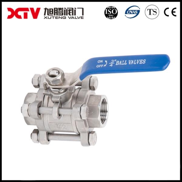 Quality Xtv 3PC 3/4 Inch Stainless Steel Butt Weld Ball Valve Made in for Thread End to for sale