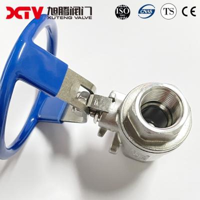 Cina Valvola a sfera in acciaio inossidabile con maniglia rotonda a filo di connessione con opzioni personalizzabili in vendita