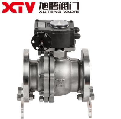 中国 ANSI 150lb 304 316 Wcb フルポート マニュアル フレンズ エンド フローティング ボール バルブ ステンレス 販売のため