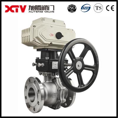 Cina 150-300lb API ANSI 10K-20K Flange Acciaio inossidabile Attuatore pneumatico Valvola a sfera a flange in vendita