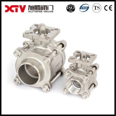 China PTFE Seat Pneumatic Ball Valve With Tri Clamp Ends And Aluminium Actuator Control for sale