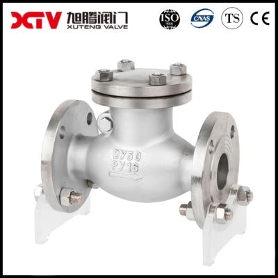 China 3.000kg ANSI 150lb SS304 válvula de retenção industrial com flanges/válvula de retenção de balanço/válvula de não retorno à venda
