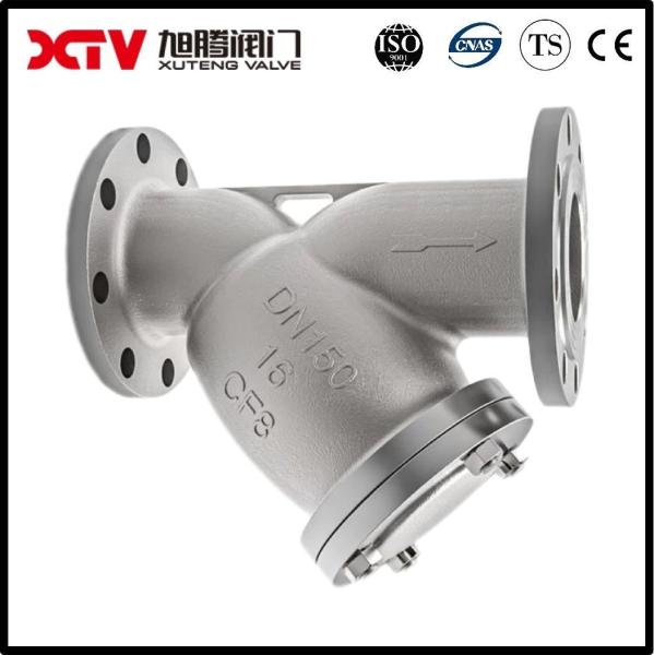 Quality Flange Connection ANSI 300lb Y Type Stainless Steel Filter SS304 for Easy Maintenance for sale