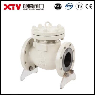 China Reversão da direção do fluxo válvula de verificação de balanço de ressorte de aço fundido de alta pressão à venda
