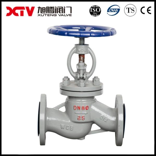 Quality ANSI 150lb CF8 Gas Media Stainless Steel Flange Ends Globe Valve for Low for sale