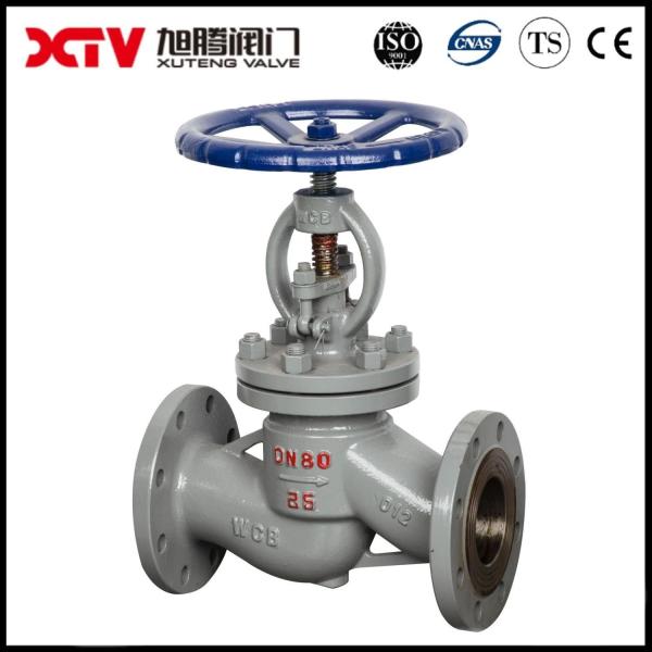 Quality ANSI 150lb CF8 Gas Media Stainless Steel Flange Ends Globe Valve for Low for sale