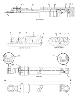 Гусеница 2590774 части замышляет KIT-SEAL