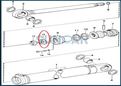 Cina Pistone Rod Seal For Cylinder SUNCARSUNCARVOLVO L90B L120C L120D di VOE4784843 VOE 4784843 in vendita