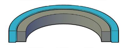 China SPGN Double Acting Piston Seals Shaft Seal For Hydraulic Cylinder for sale