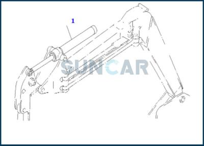 China 707-98-14610 de Dienstuitrusting van de 7079814610 Wapencilinder voor pc10-7 pc25r-8 Te koop
