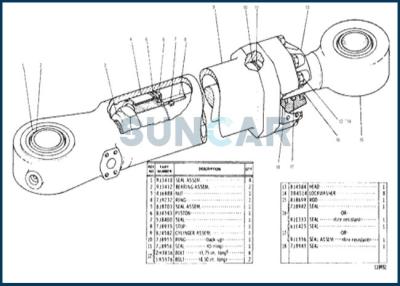 Cina Guarnizione dell'amplifiC-A-Tore di CA7J8943 7J-8943 7J8943 URE per C-A-T Excavator E235C in vendita
