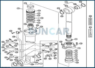 Cina Servizio Kit For JOHN DEERE 850DLC 870GLC del cilindro di 4653863 secchi in vendita