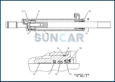 Cina Tipo guarnizione di CA8C3839 8C-3839 8C3839 dell'amplifiC-A-Tore di B per C-A-T Machinery 824C E322BL in vendita