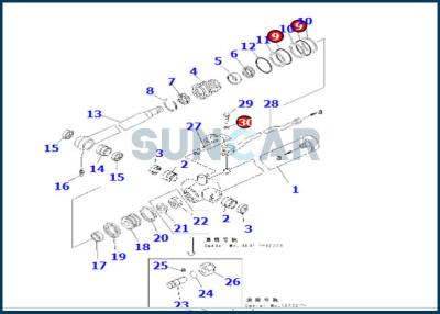 China Verbindingsuitrusting voor 707-98-26620 7079826620 Wapencilinder pc50uu-2 pc50uum-2 Te koop