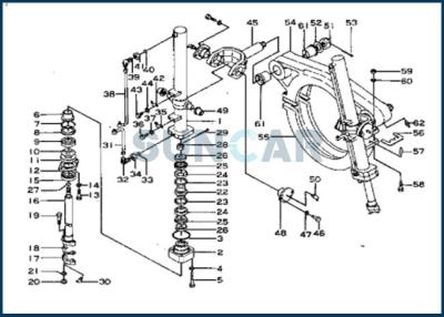 China 233-71-05020 de Steunverbinding Kit For KOMATSU van de 2337105020 Bladcilinder Te koop