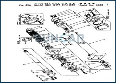 Cina 232-71-05050 guarnizione Kit For GD37-4 del cilindro dello spostamento di 2327105050 lame in vendita