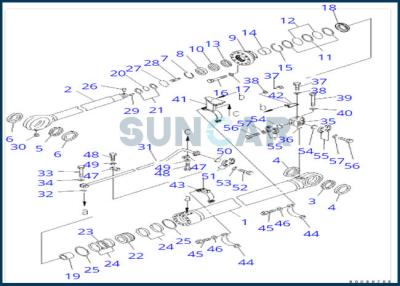 Китай 707-99-76260 набор обслуживания цилиндра 7079976260 ведер для KOMATSU PC2000-8 продается
